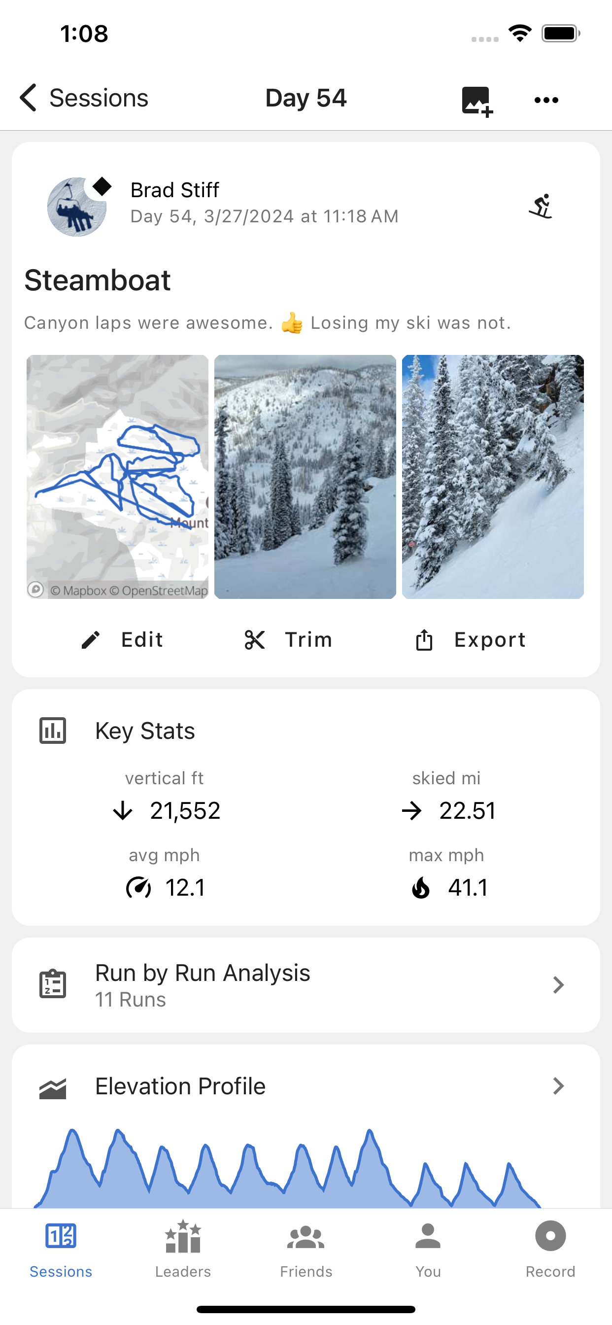 We Ski & Snowboard — Ski tracker with 3D trail maps, lift wait times ...